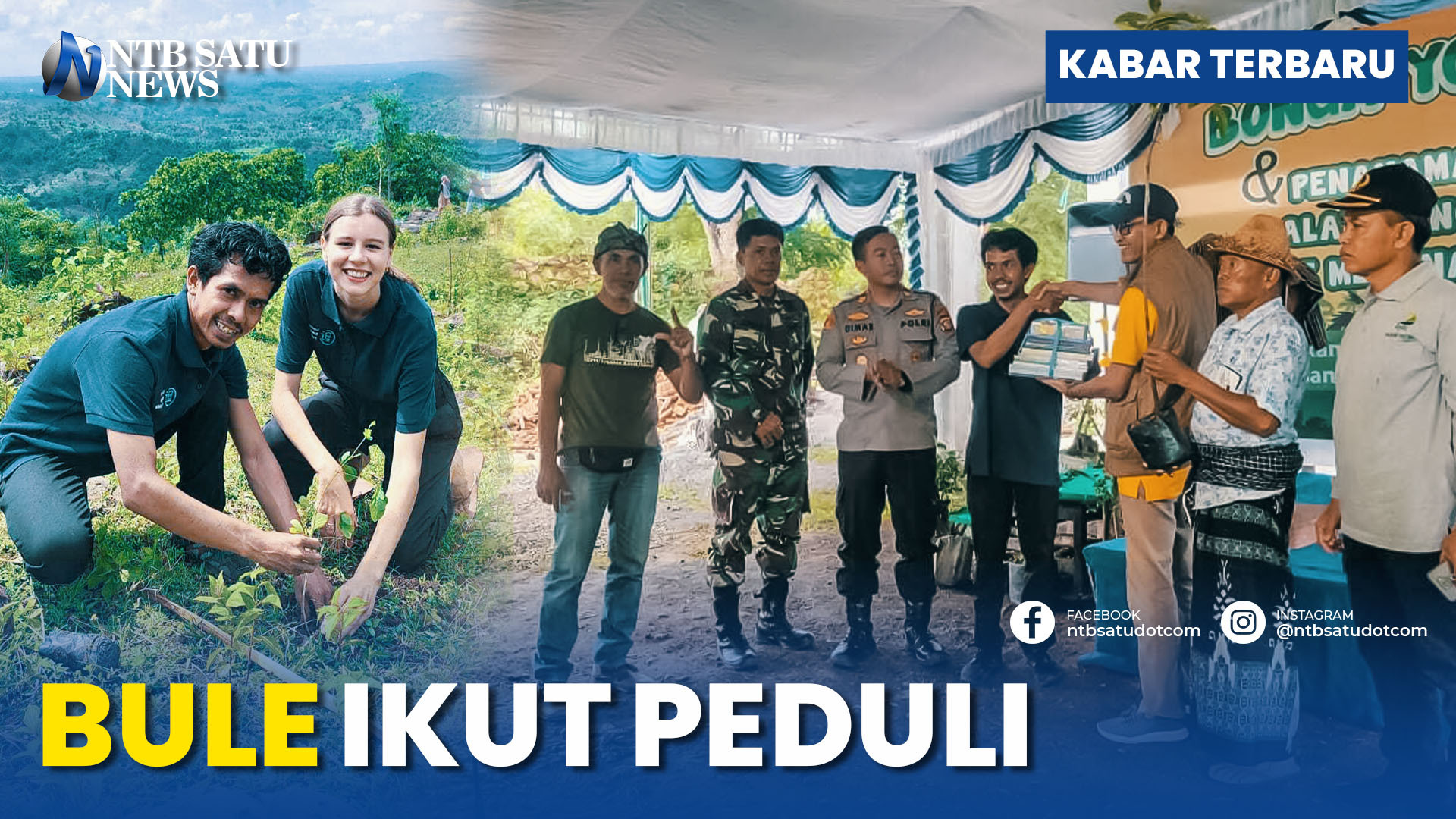 Penghijauan dan Youth Camp 22 di HKM Tumpak Lombok Tengah - NTBSatu