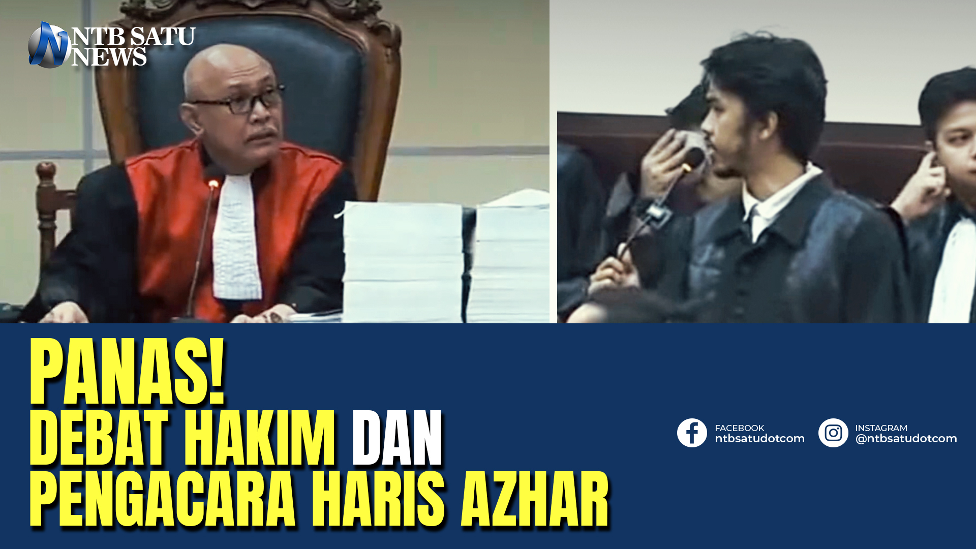 Hujan Debat di Sidang Haris Azhar-Fatia Saat Luhut Bersaksi - NTBSatu