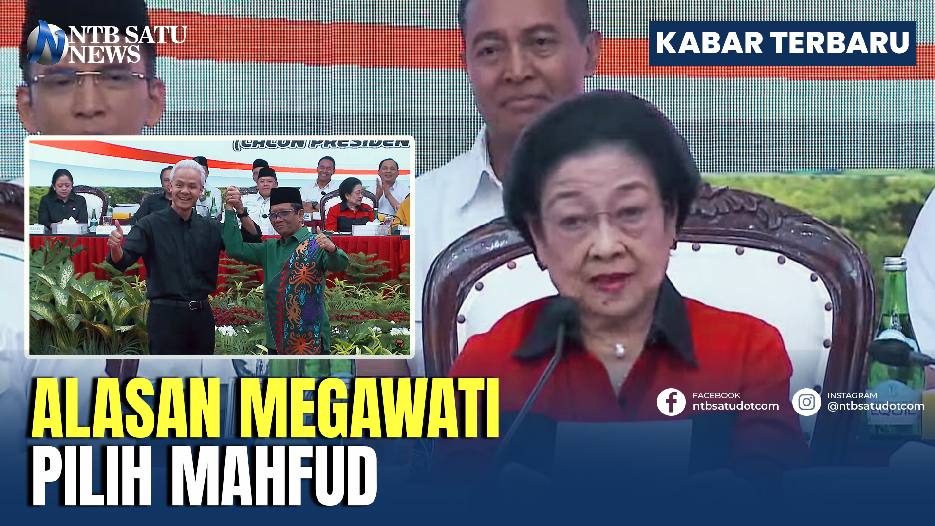 Video Megawati Juluki Mahfud Md Sebagai Pendekar Hukum Dan Pembela