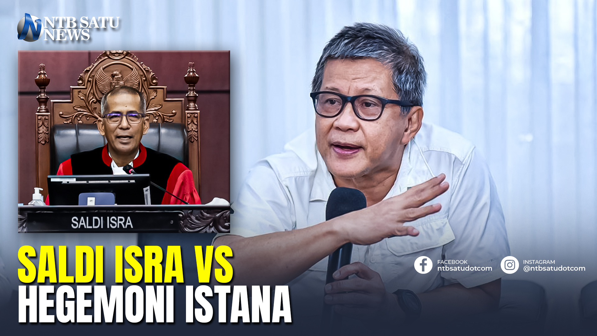 Video: Saat Rocky Gerung sebut Indonesia Butuh Orang seperti Saldi Isra ...