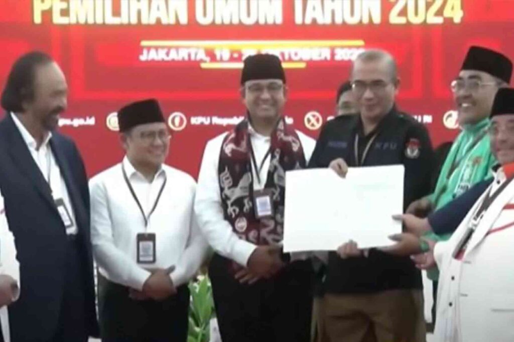 Anies dan Muhaimin Resmi Daftar di KPU, Pidato Surya Paloh: Semoga KPU Bukan Mewakili ...