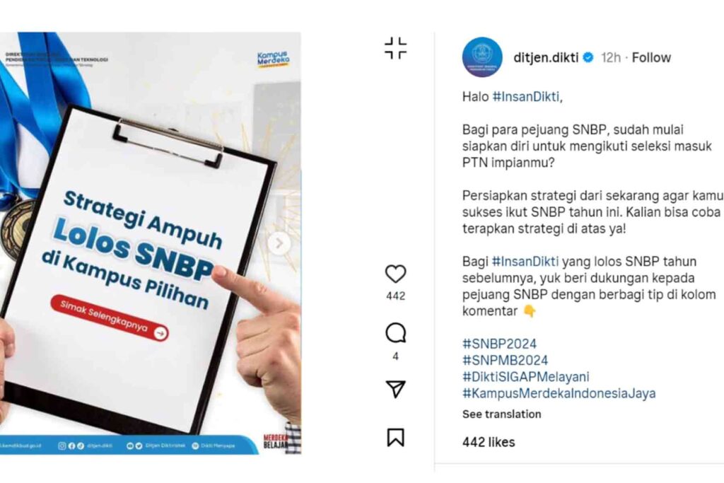 Kemendikbudristek Beberkan Strategi Ampuh Lulus SNBP 2024 - NTBSatu