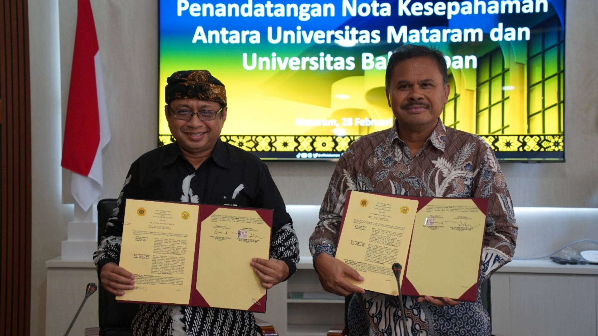Unram dan Universitas Balikpapan Jalin Kerja Sama Kembangkan Potensi Indonesia Timur - NTBSatu