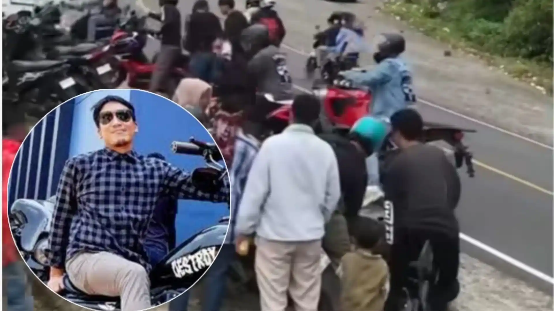 Moge Desta Tabrak Kendaraan Warga di Sembalun saat Touring, Sikapnya ...