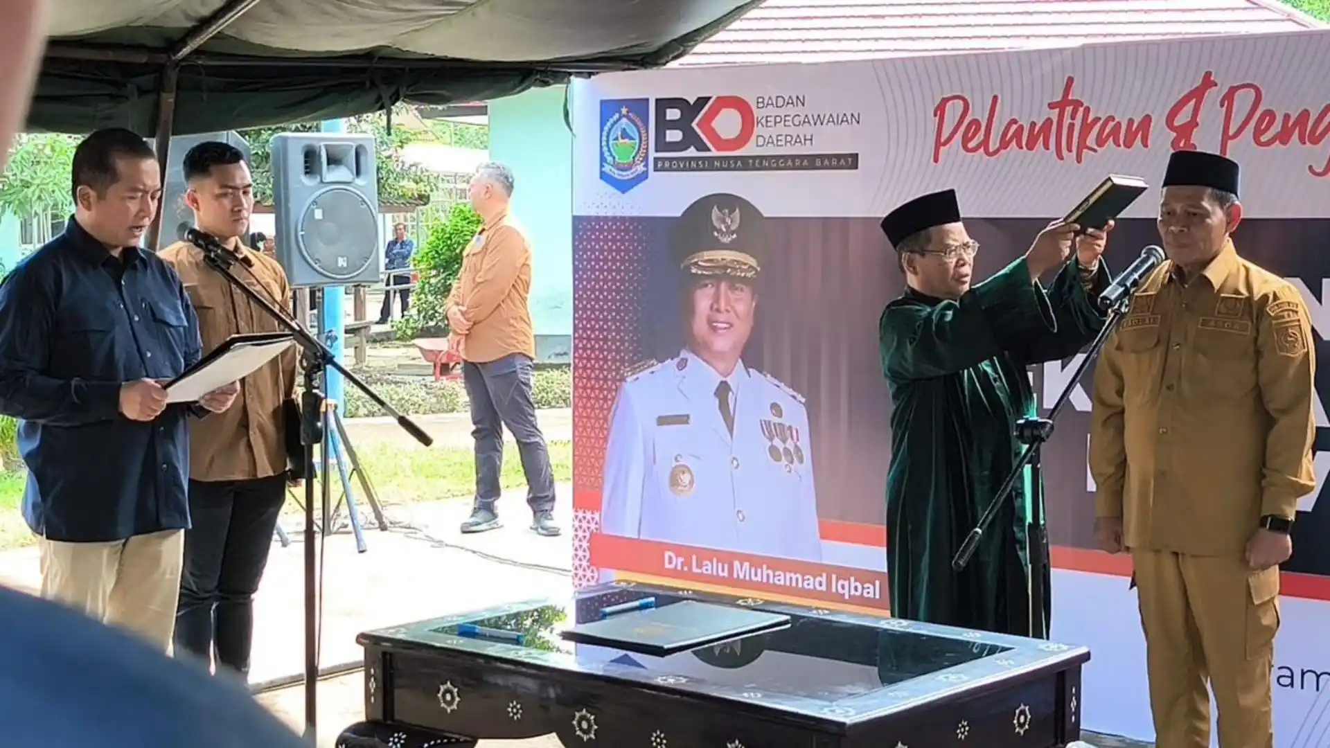 Resmi Jadi Pj. Sekda NTB, Faozal Dilantik di Panti Jompo - NTBSatu