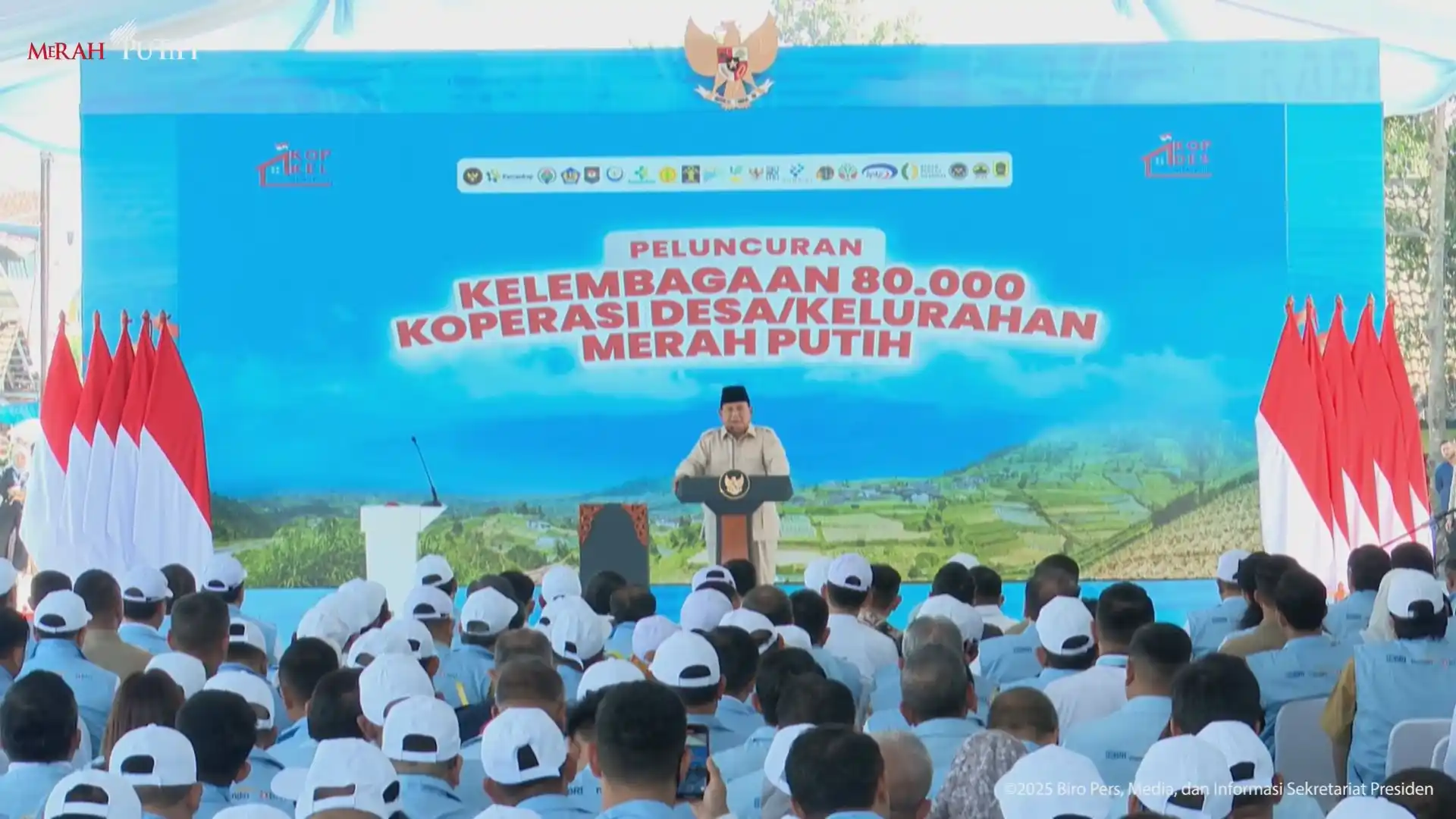 Prabowo Resmi Luncurkan 80 Ribu Koperasi Desa Merah Putih - NTBSatu